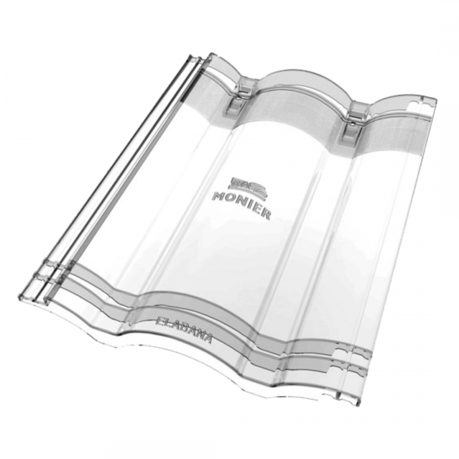 MONIER Elabana Tropical Toplight Transparent Interlocking Tiles Roof ...