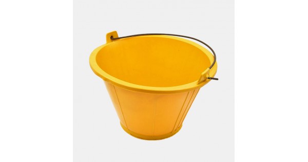 Cement Pail Bucket With Elastic Body and Steel Handle Heavy Duty Usage ...