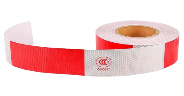 Red White Reflective Safety Warning Conspicuity Sticker High Intensity ...