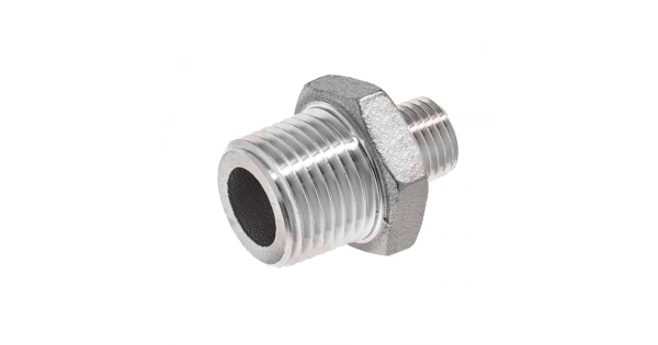 Stainless Steel Reducing Nipple Pipe Fitting Connectors Water Pipe ...