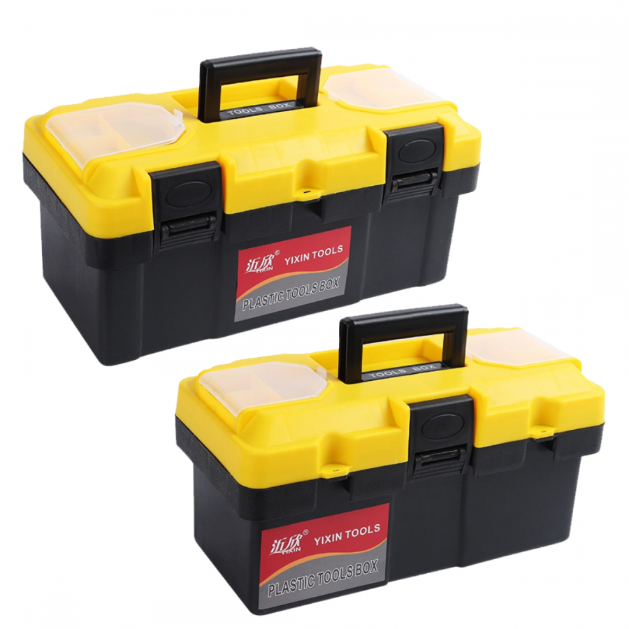2 Layer Plastic Multi Tool Box For Mechanic, Plumber Tools Accessories ...
